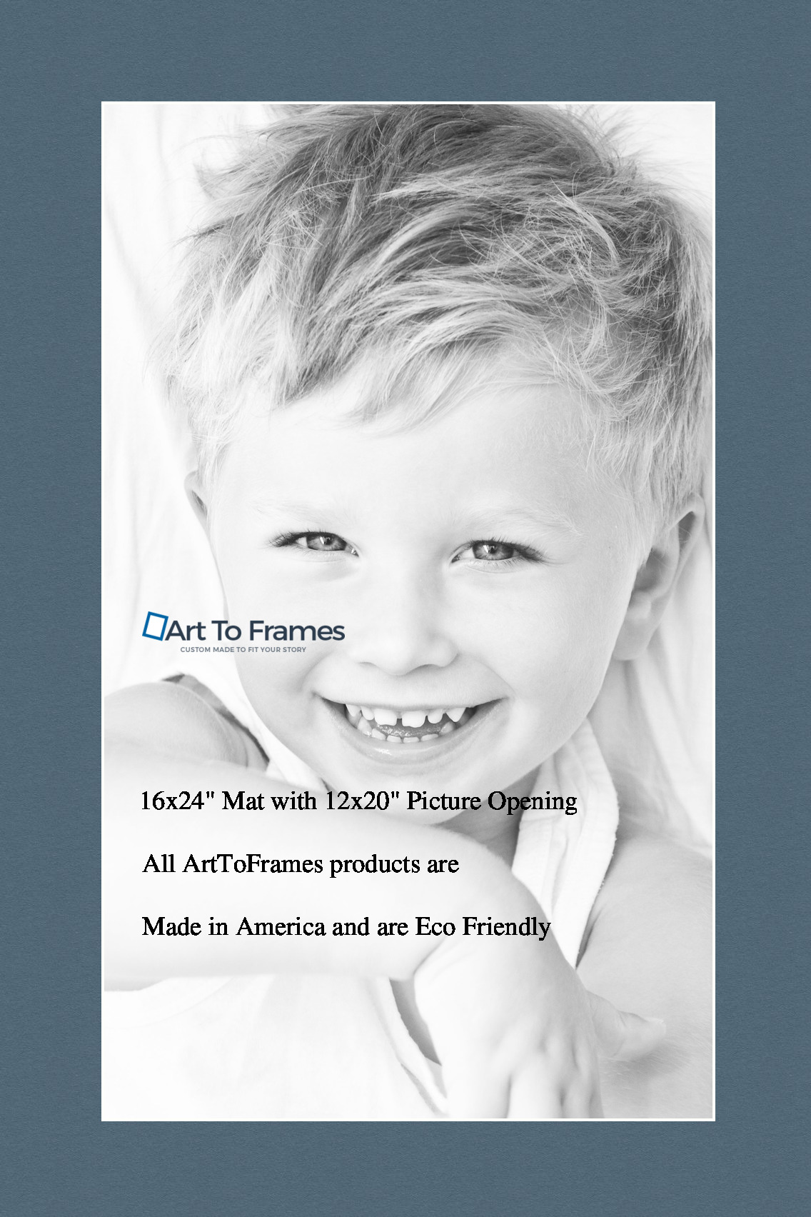 ArtToFrames Custom Dutch Blue Picture Photo Frame Mat Matting Board | eBay