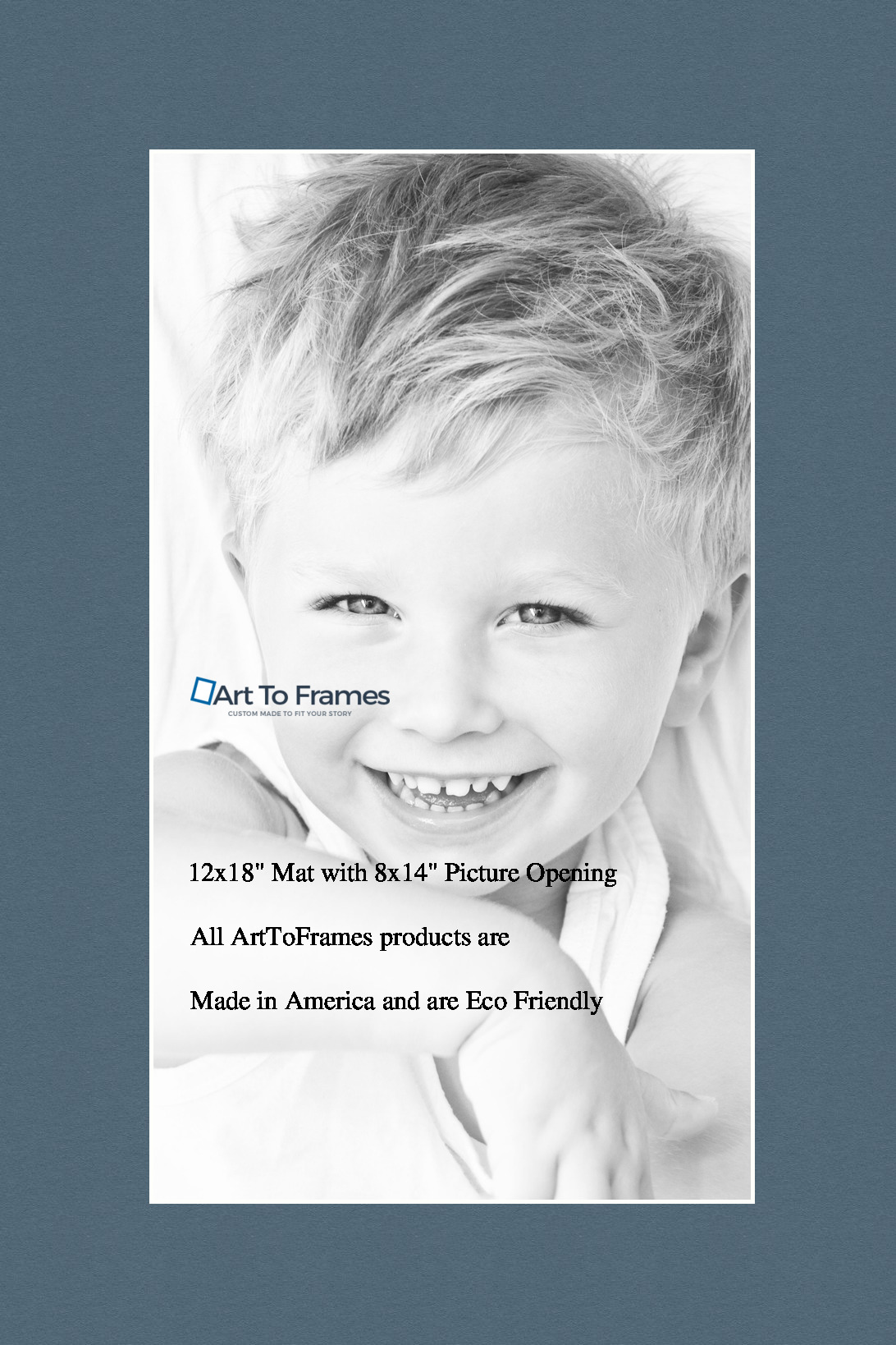 ArtToFrames Custom Dutch Blue Picture Photo Frame Mat Matting Board | eBay